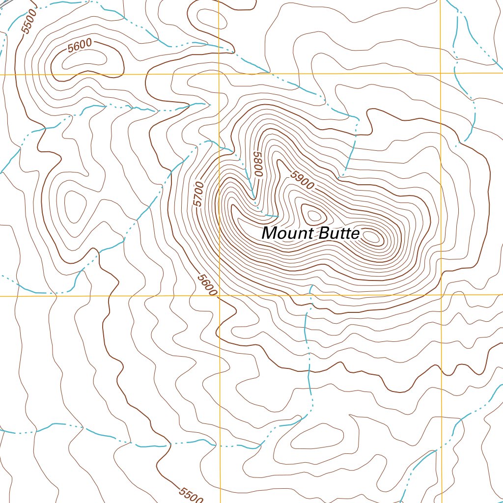 Mount Butte, NV (2012, 24000-Scale) Map by United States Geological ...