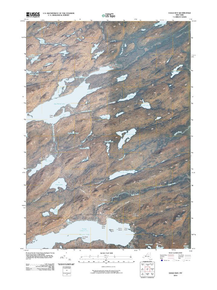 Eagle Bay, NY (2010, 24000-Scale) Map by United States Geological ...