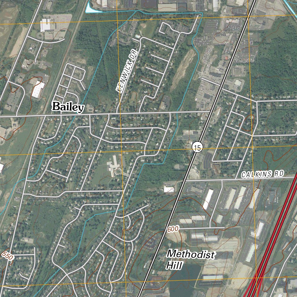 West Henrietta, NY (2010, 24000-Scale) Map by United States Geological ...