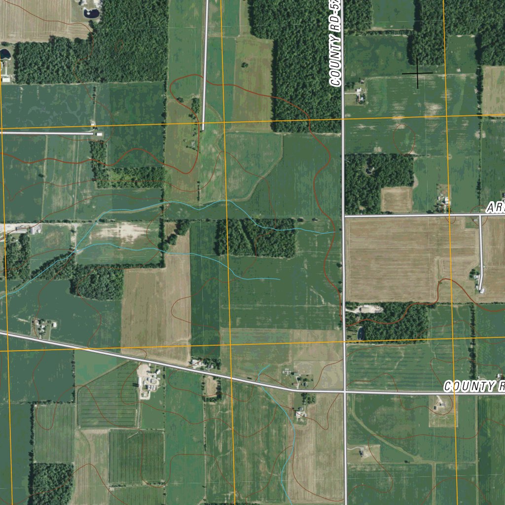 Alvada, OH (2010, 24000-Scale) Map by United States Geological Survey ...