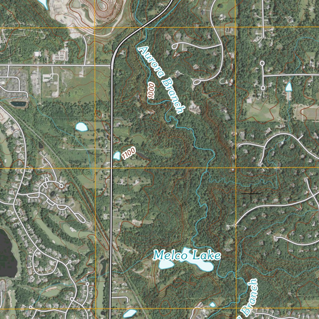 Aurora, OH (2010, 24000-Scale) Map by United States Geological Survey ...