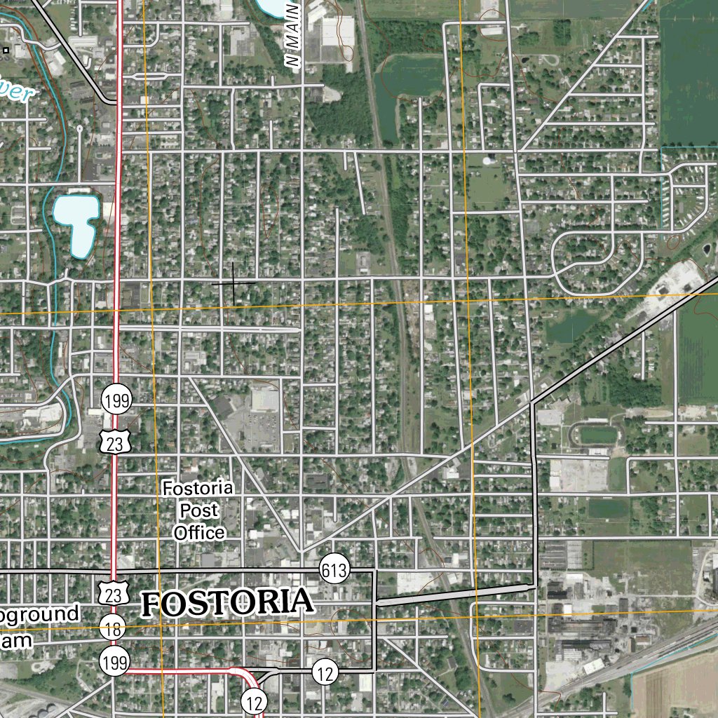 Fostoria, OH (2010, 24000-Scale) Map by United States Geological Survey ...