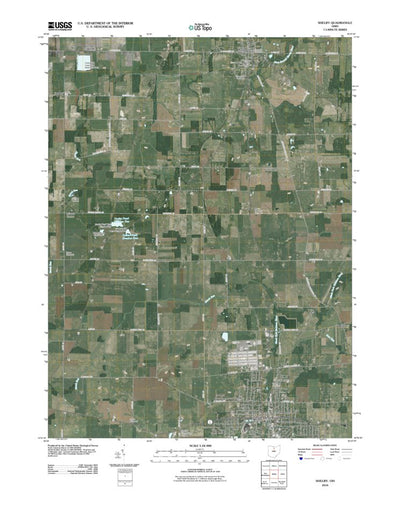 Shelby, OH (2010, 24000-Scale) Map by United States Geological Survey ...