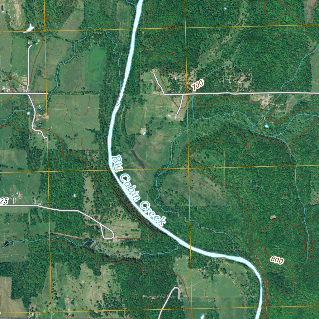 Big Cabin, OK (2010, 24000-Scale) Map by United States Geological ...