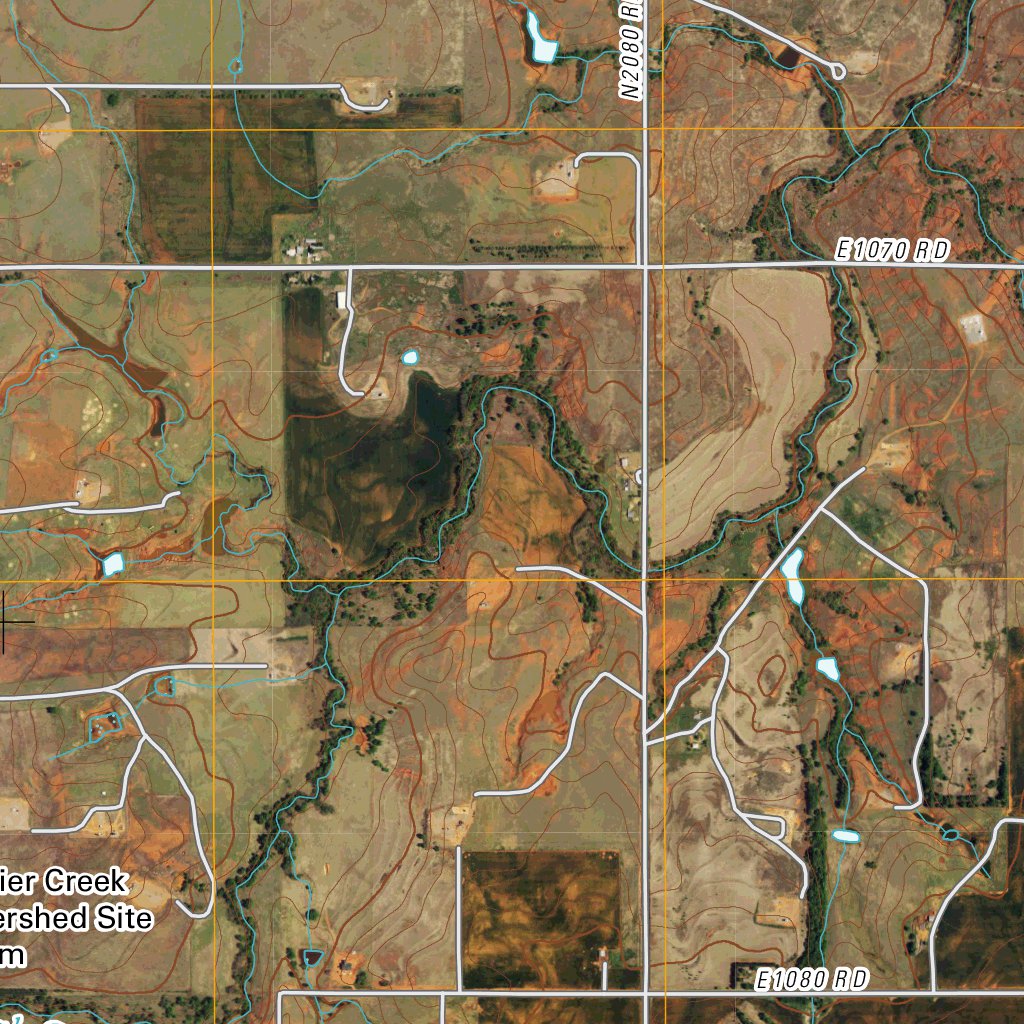 Canute, OK (2010, 24000-Scale) Map by United States Geological Survey ...