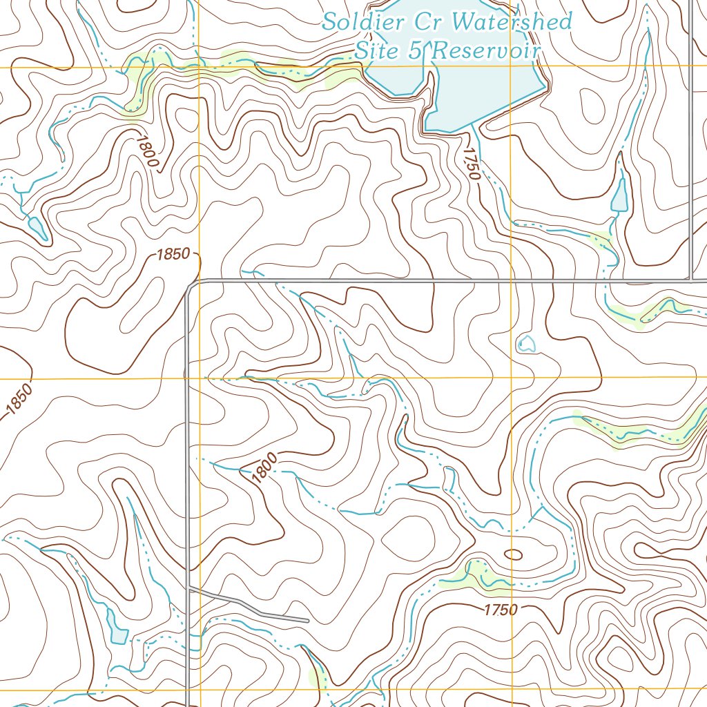 Canute, OK (2012, 24000-Scale) Map by United States Geological Survey ...