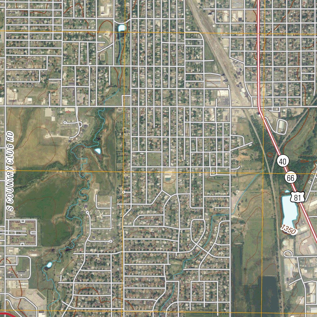 El Reno, OK (2010, 24000-Scale) Map by United States Geological Survey ...