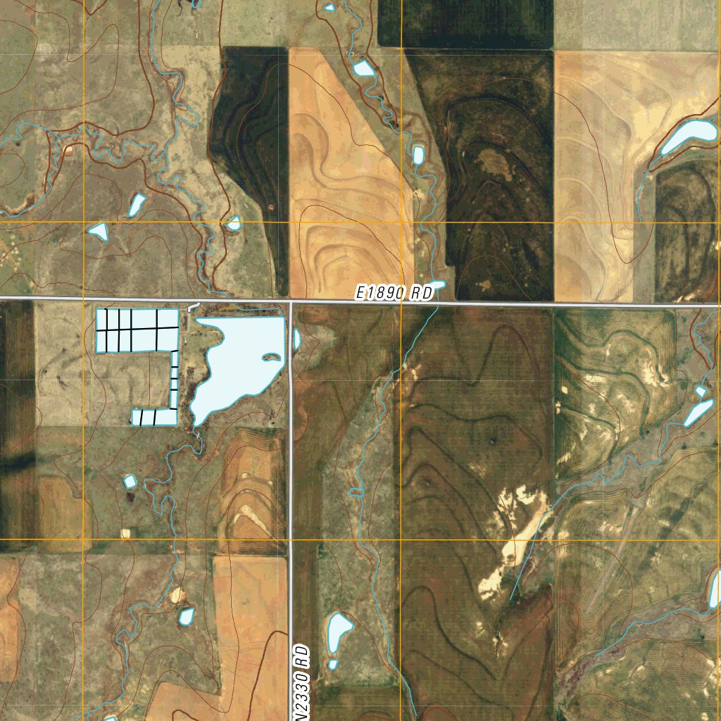 Hollister, OK (2010, 24000-Scale) Map by United States Geological ...