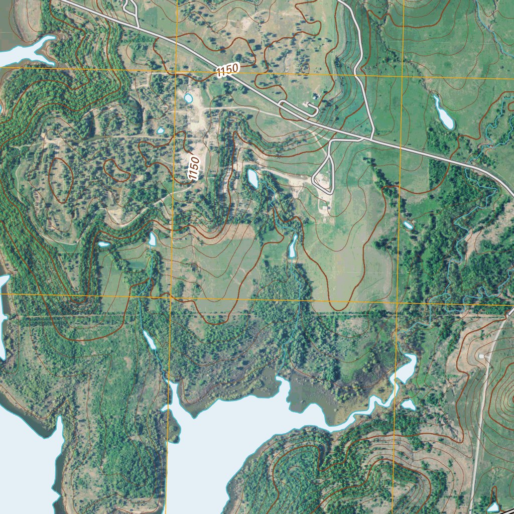 Kaw City, OK (2009, 24000-Scale) Map by United States Geological Survey ...