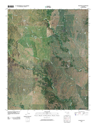 Pearsonia, OK (2009, 24000-Scale) Map by United States Geological ...