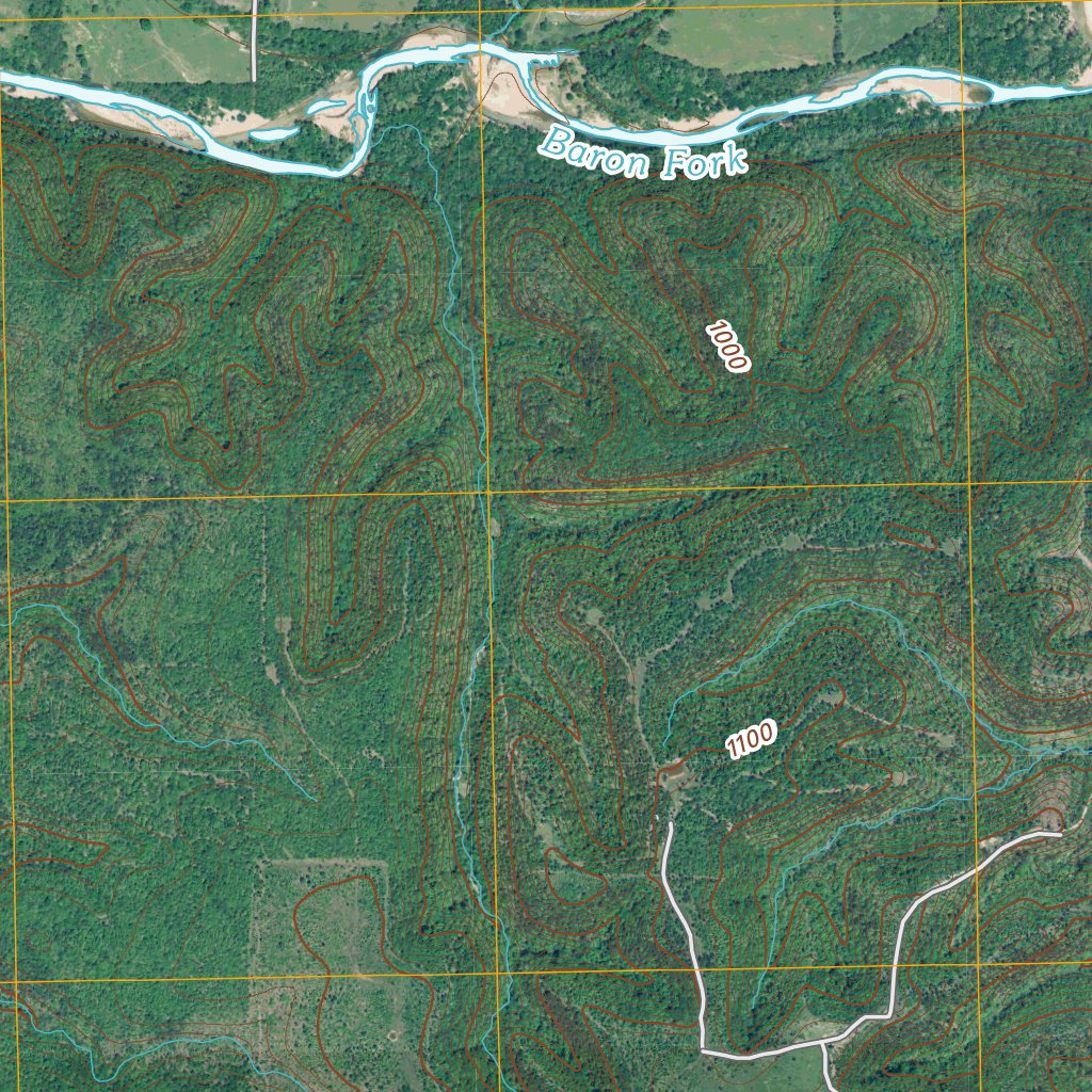 Proctor, OK (2010, 24000-Scale) Map by United States Geological Survey ...