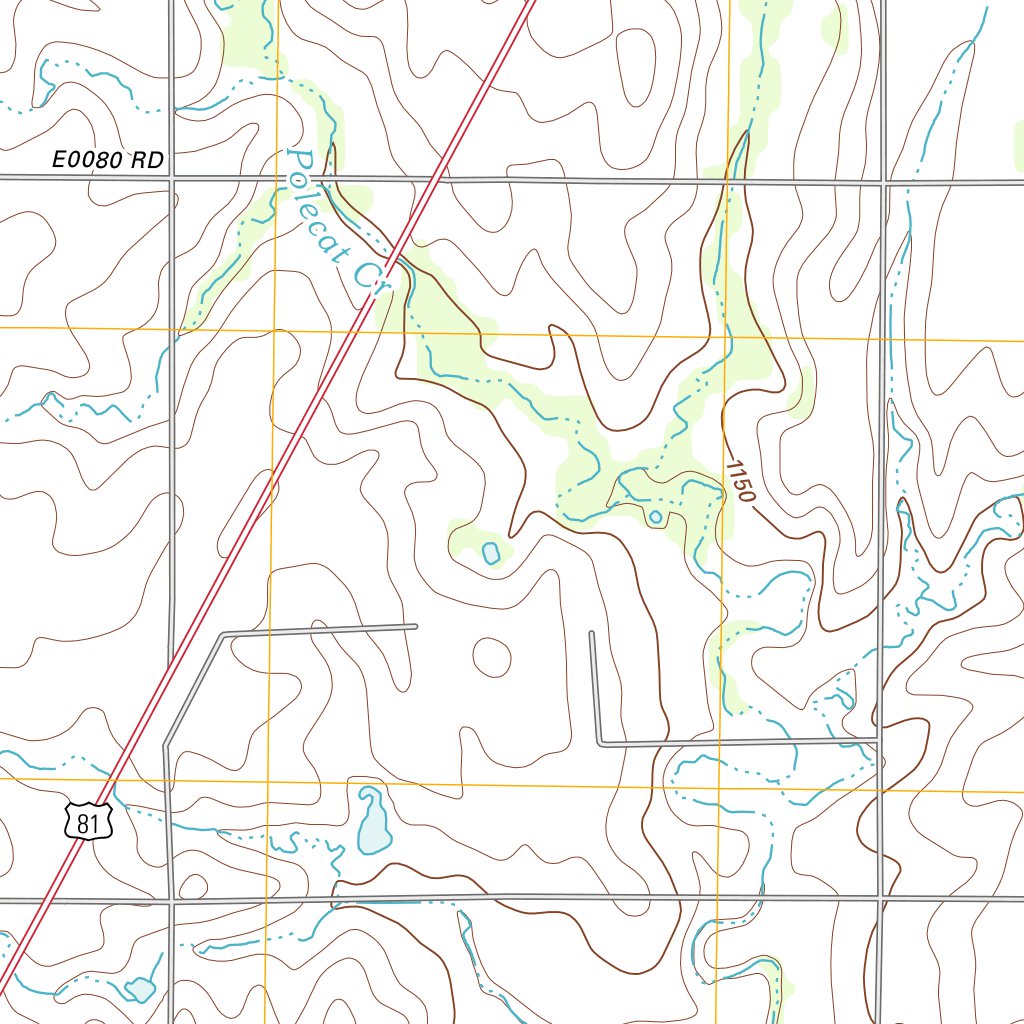 Renfrow, OK-KS (2012, 24000-Scale) Map by United States Geological ...