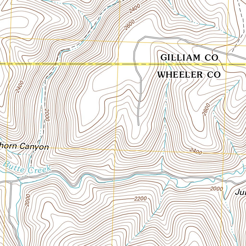 Buckhorn Canyon, OR (2011, 24000-Scale) Map by United States Geological ...