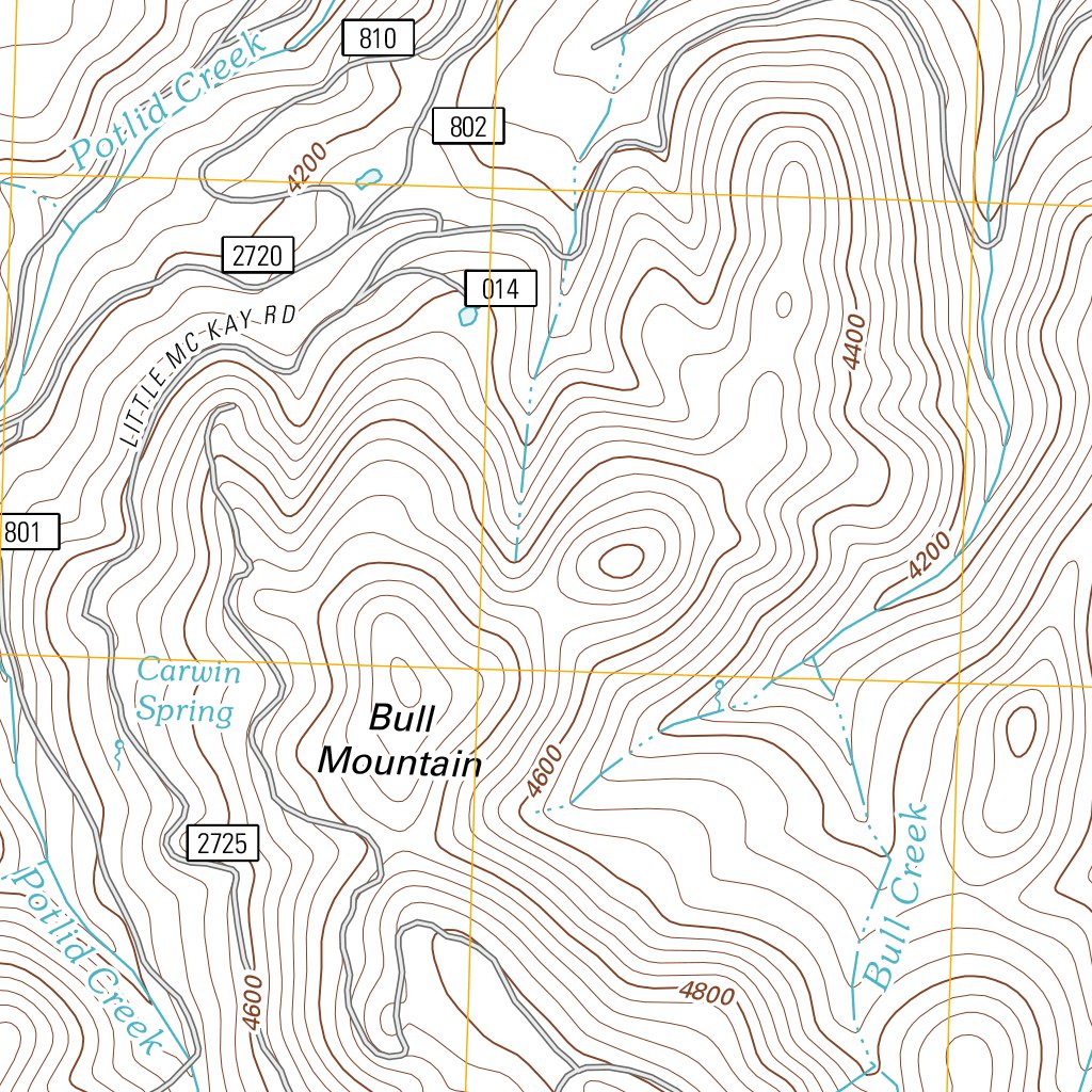 Opal Mountain, OR (2011, 24000-Scale) Map by United States Geological ...