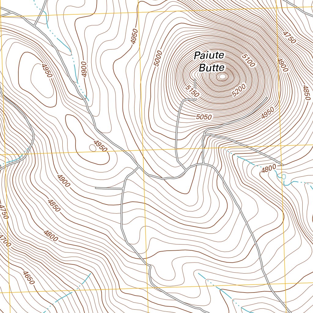 Paiute Butte, OR (2011, 24000-Scale) Map by United States Geological ...