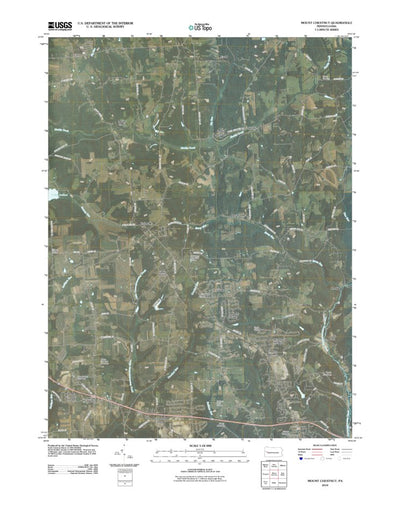 Mount Chestnut, PA (2010, 24000-Scale) Map by United States Geological ...