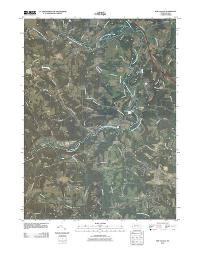 New Galilee, PA (2010, 24000-Scale) Map by United States Geological ...
