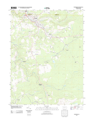 Windber, PA (2013, 24000-Scale) Map by United States Geological Survey ...