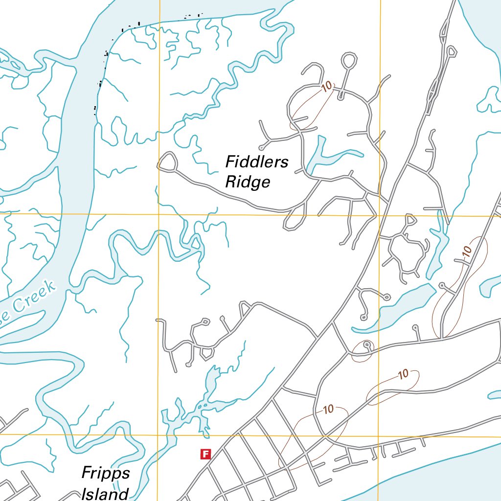 Fripp Inlet, SC (2011, 24000-Scale) Map by United States Geological ...