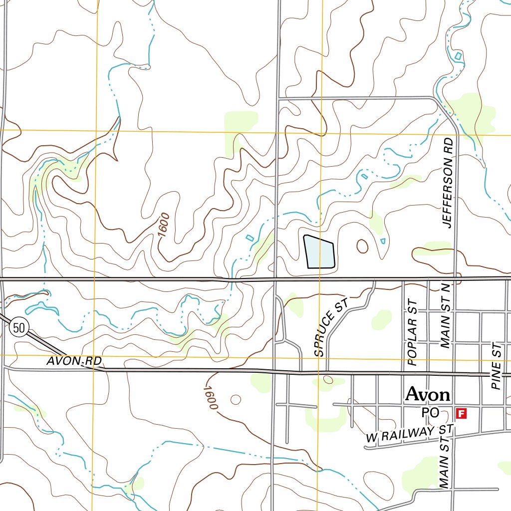 Avon, SD (2012, 24000-Scale) Map by United States Geological Survey ...