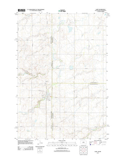 Gary, SD-MN (2012, 24000-Scale) Map by United States Geological Survey ...