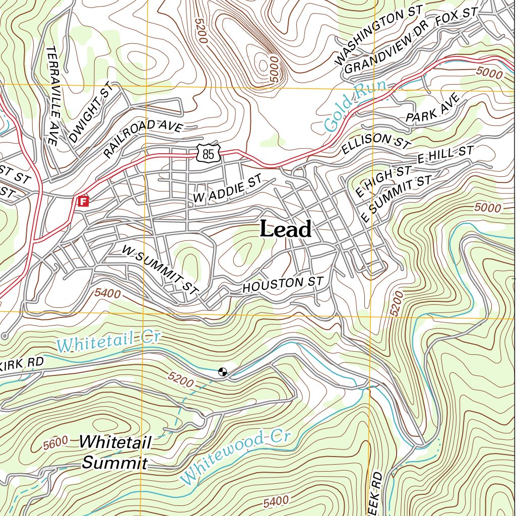 Lead, SD (2012, 24000-Scale) Map by United States Geological Survey ...