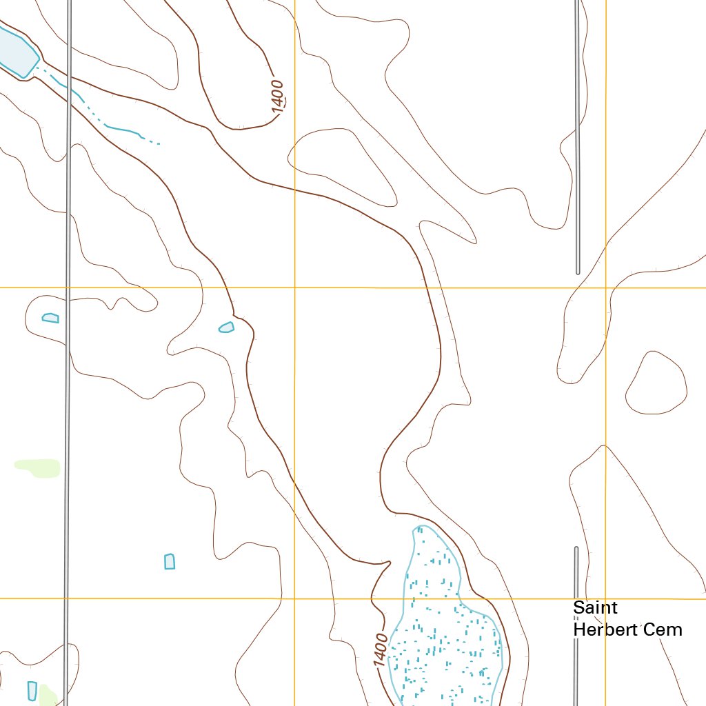 Mina SW, SD (2012, 24000-Scale) Map by United States Geological Survey ...