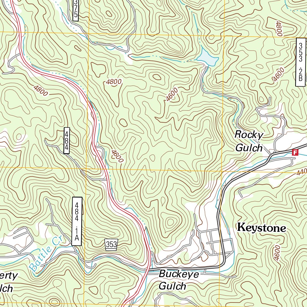 Mount Rushmore, SD (2012, 24000-Scale) Map by United States Geological ...