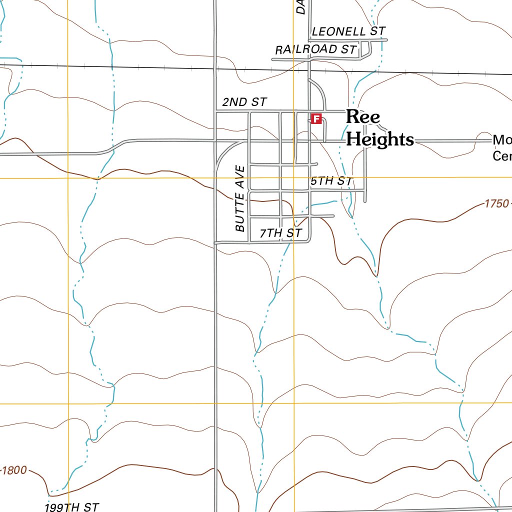 Ree Heights, SD (2012, 24000-Scale) Map by United States Geological ...