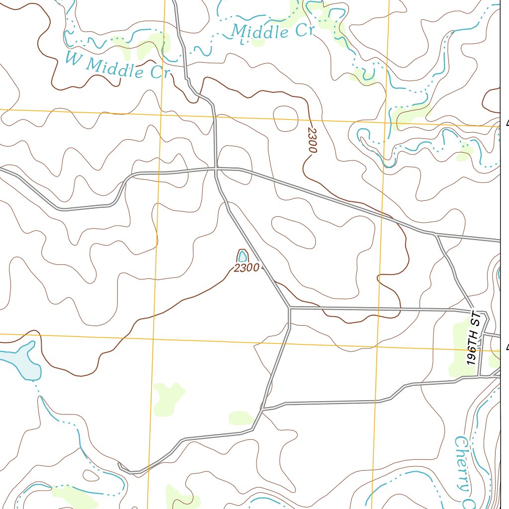 Reed Dam, SD (2012, 24000-Scale) Map by United States Geological Survey ...