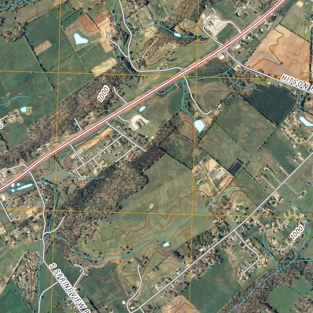 Binfield, TN (2010, 24000-Scale) Map by United States Geological Survey ...