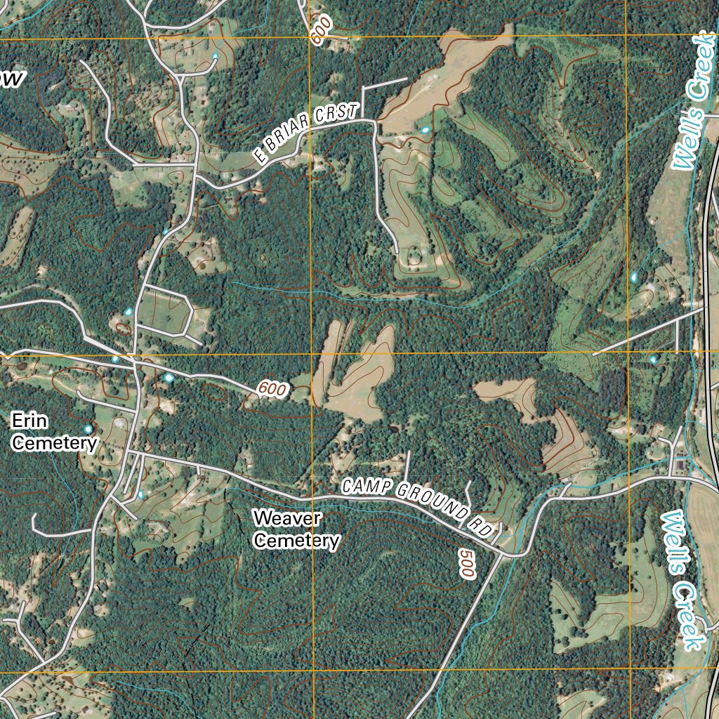 Erin, TN (2010, 24000-Scale) Map by United States Geological Survey ...