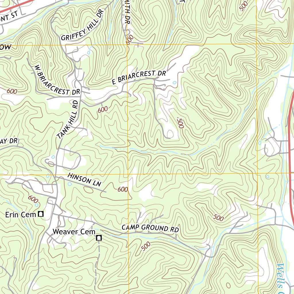 Erin, TN (2013, 24000-Scale) Map by United States Geological Survey ...