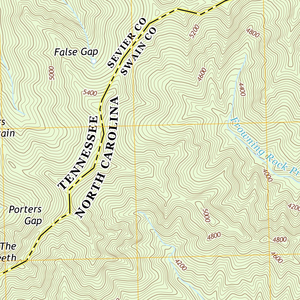 Mount Guyot, TN-NC (2013, 24000-Scale) Map by United States Geological ...