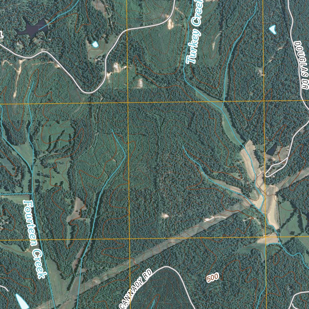Seventeen Creek, TN (2010, 24000-Scale) Map by United States Geological ...