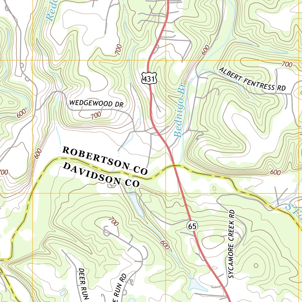 Springfield South, TN (2013, 24000-Scale) Map by United States ...