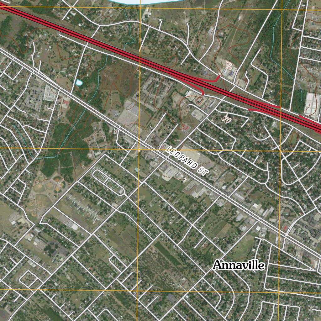 Annaville, TX (2010, 24000-Scale) Map by United States Geological ...