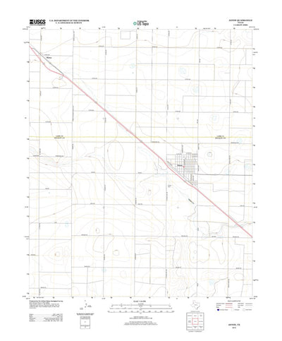 Anton, TX (2012, 24000-Scale) Map by United States Geological Survey ...