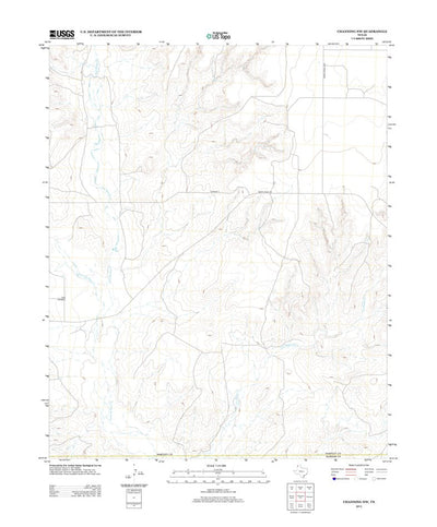 Channing NW, TX (2012, 24000-Scale) Map by United States Geological ...