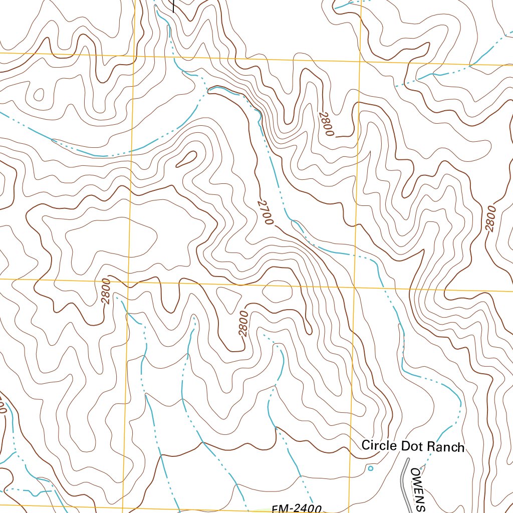 Circle Dot Ranch, TX (2012, 24000-Scale) Map by United States ...