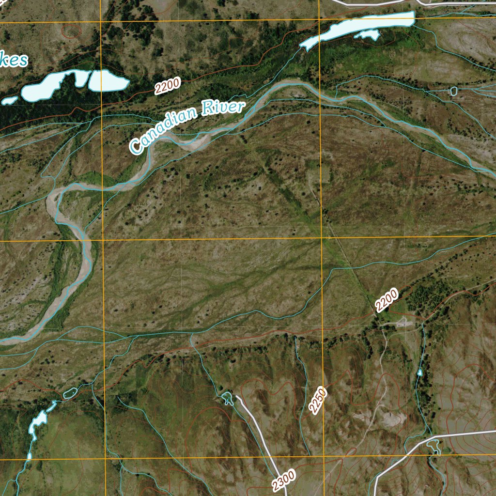Gem, TX-OK (2010, 24000-Scale) Map by United States Geological Survey ...