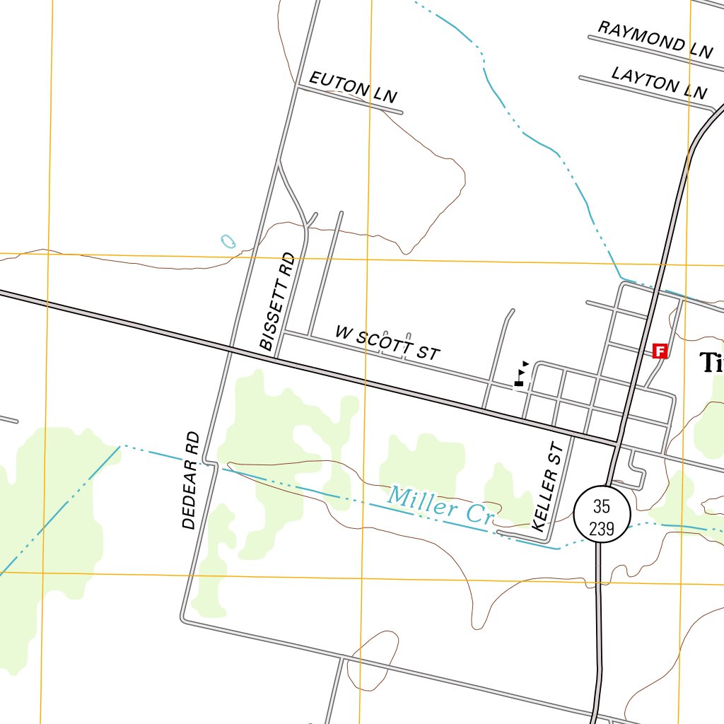 Tivoli, TX (2013, 24000-Scale) Map by United States Geological Survey ...