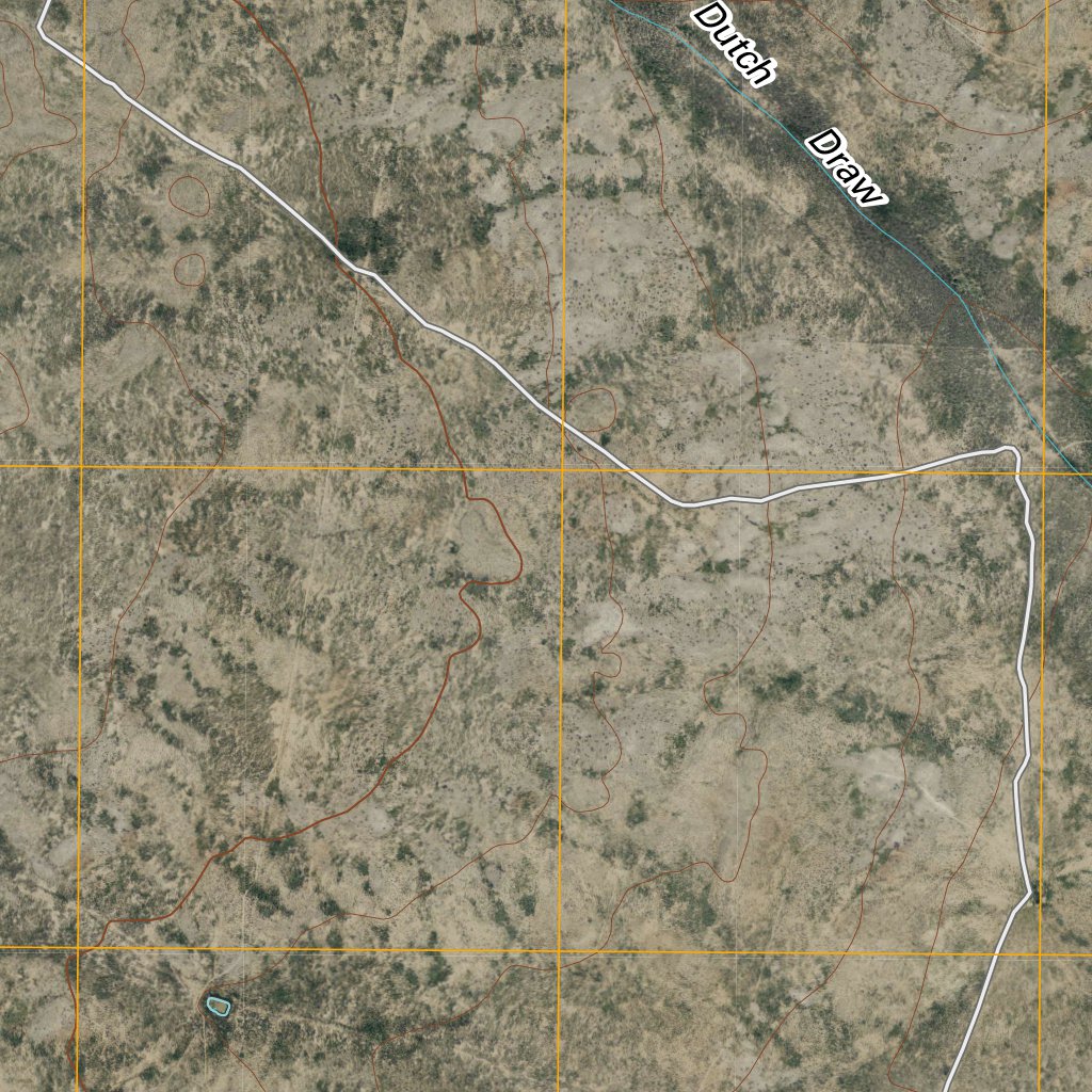 Two Mill Draw East, TX (2010, 24000-Scale) Map by United States ...