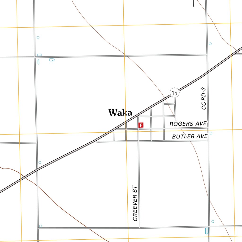 Waka, TX (2012, 24000-Scale) Map by United States Geological Survey ...
