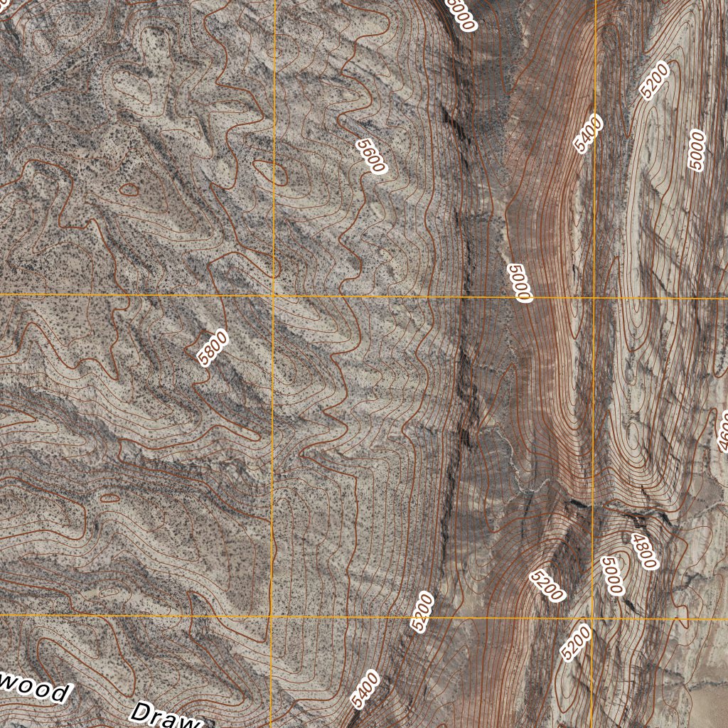 Greasewood Draw, UT (2010, 24000-Scale) Map by United States Geological ...