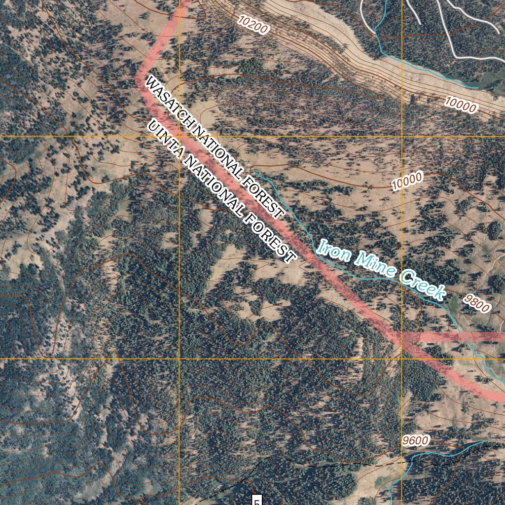 Iron Mine Mountain, UT (2011, 24000-Scale) Map by United States ...