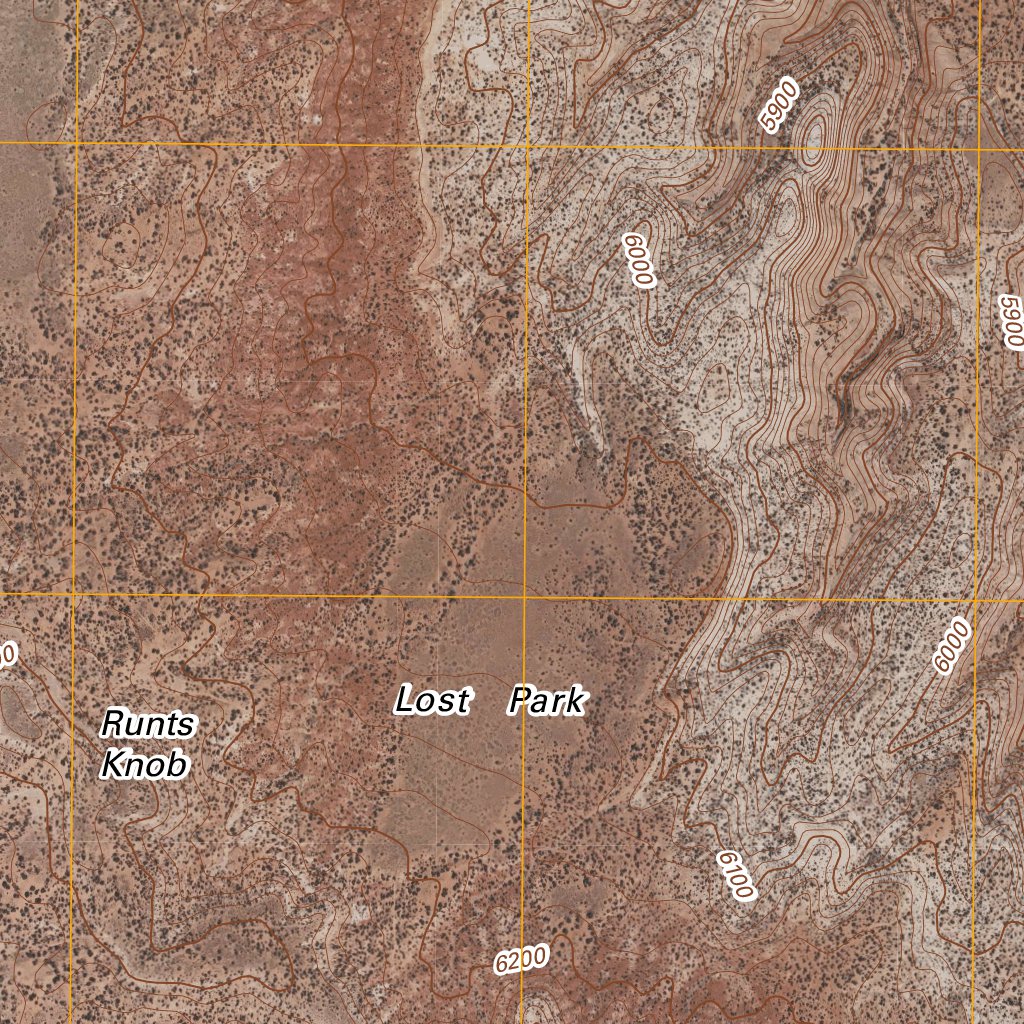 Robbers Roost Flats, UT (2010, 24000-Scale) Map by United States ...