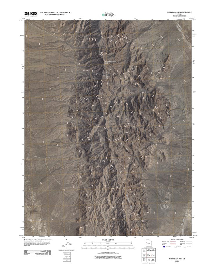 Sand Pass NW, UT (2011, 24000-Scale) Map by United States Geological ...