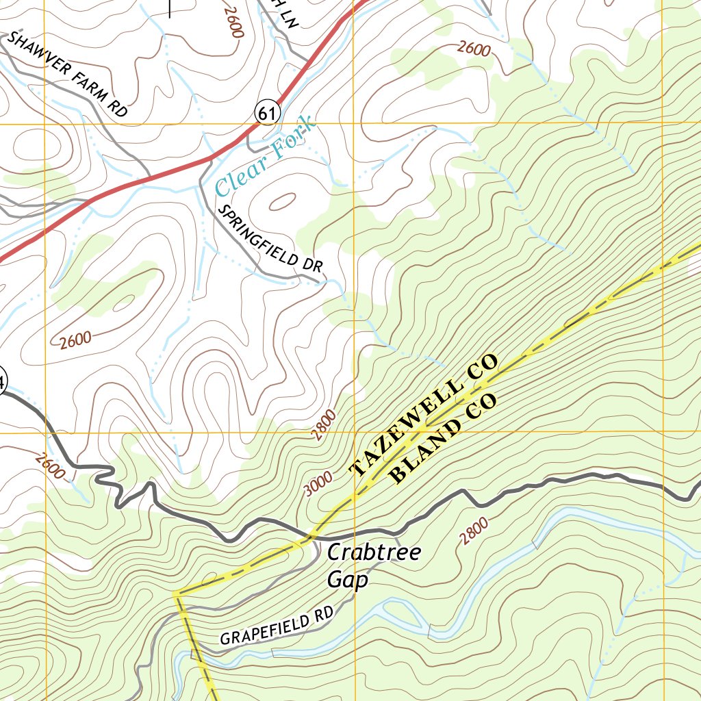 Cove Creek, VA (2013, 24000-Scale) Map by United States Geological ...