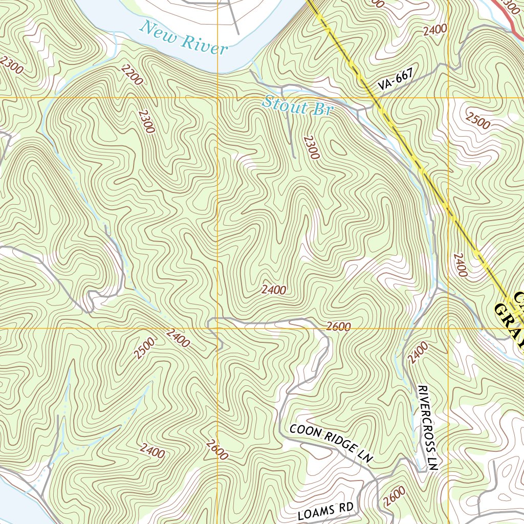 Galax, VA (2013, 24000-Scale) Map by United States Geological Survey ...
